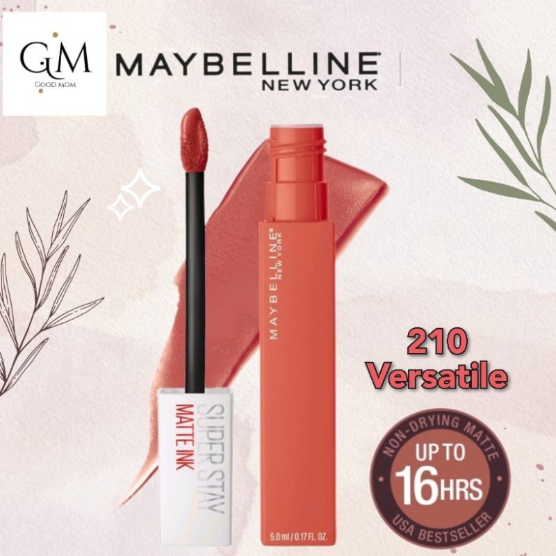 Jual [210 Versatile] Maybelline Liquid Matte Lipstick Make Up Superstay ...