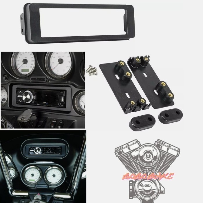 Jual Promo Mounting Dash Kit Radio/Head Unit Harley 96-13 Murah ...