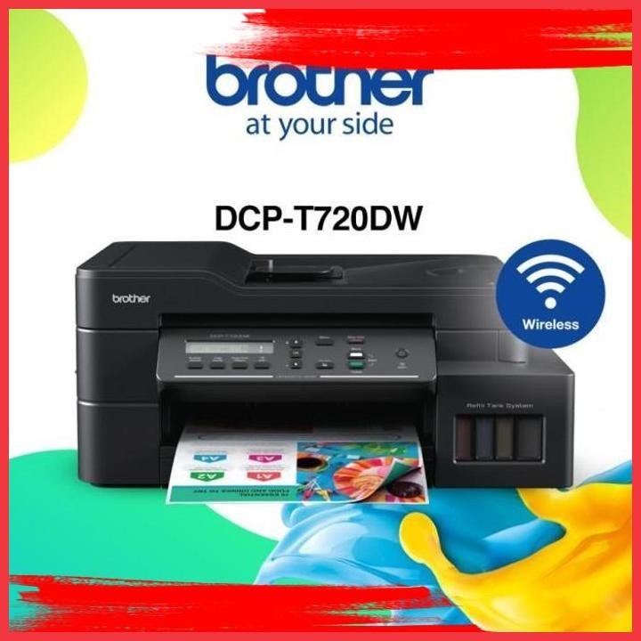 Jual (ERUL) PRINTER BROTHER DCP-T720DW - INK TANK DUPLEX WIRELESS PRINT-SCAN-COPY | Shopee Indonesia