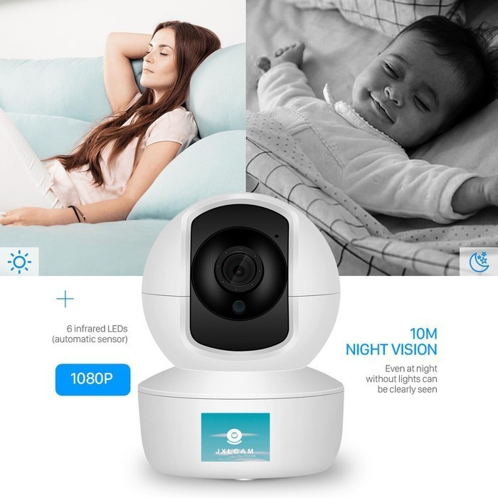 Jual Ipcam Cctv Kamera Keamanan App Jxlcam Cctv Snowman 2 Cctv Indoor ...