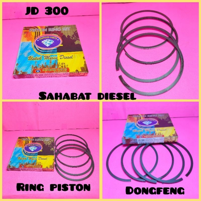 Jual RING PISTON JIANGDONG 300 / RING SET JD 300 | Shopee Indonesia