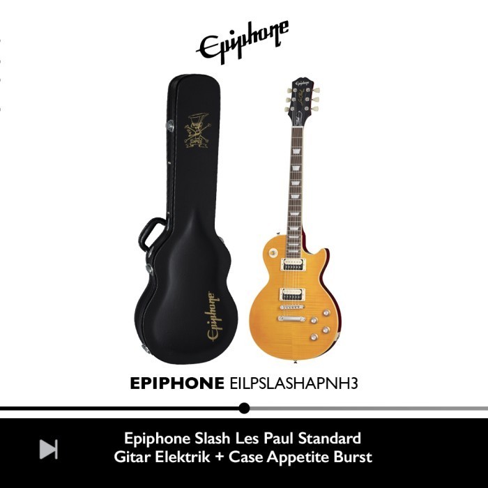 Jual Epiphone Slash Les Paul Standard Gitar Elektrik Appetite Burst ...