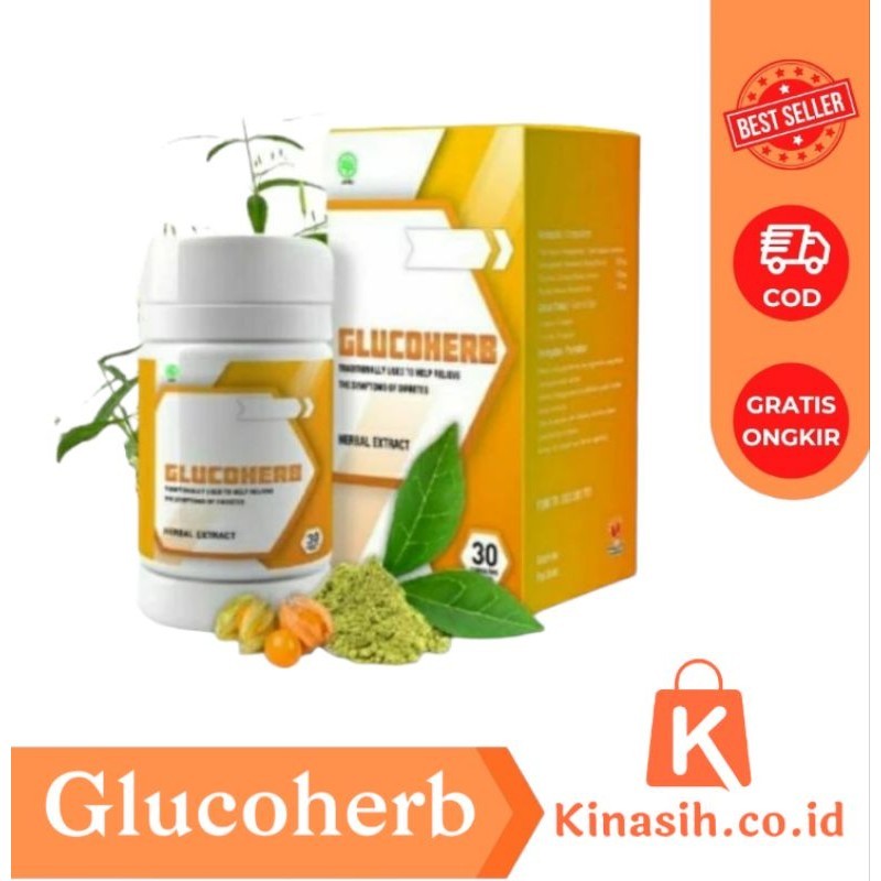 Jual GlucoHerb Obat Diabetes Penurun Gula Darah | Shopee Indonesia