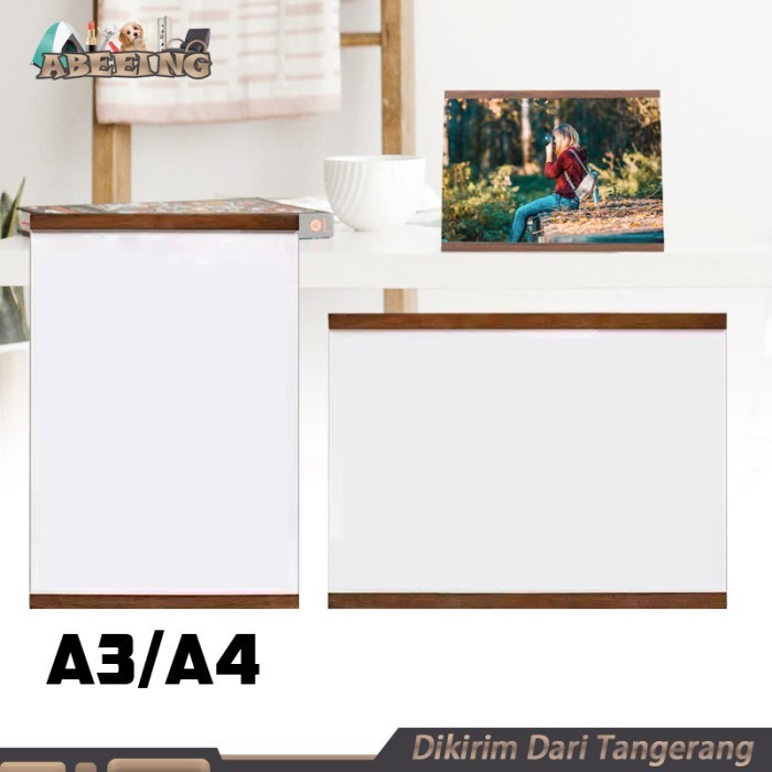 Jual Ready Stok Wall Frame Foto Magnet Bingkai Display Poster Akrilik ...