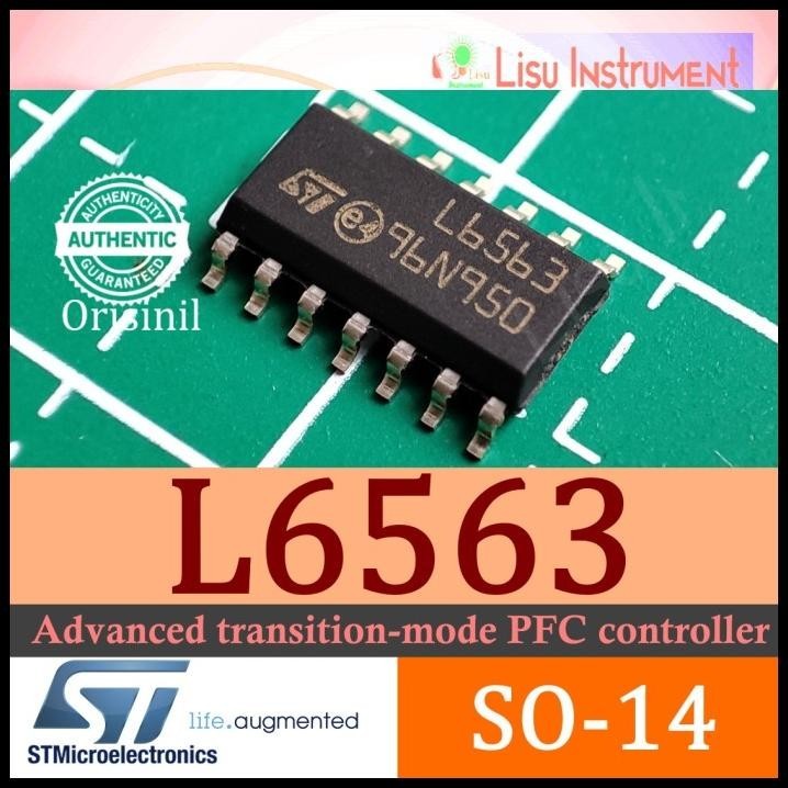 Jual GRATIS ONGKIR L6563 ADVANCED TRANSITION-MODE PFC CONTROLLER SO-14 ...