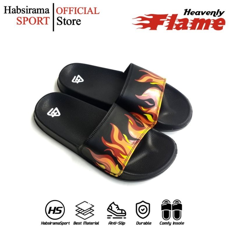 Jual Sandal Selop Anak Motif Api Heavenly Flame Bahan Ringan Fleksibel ...