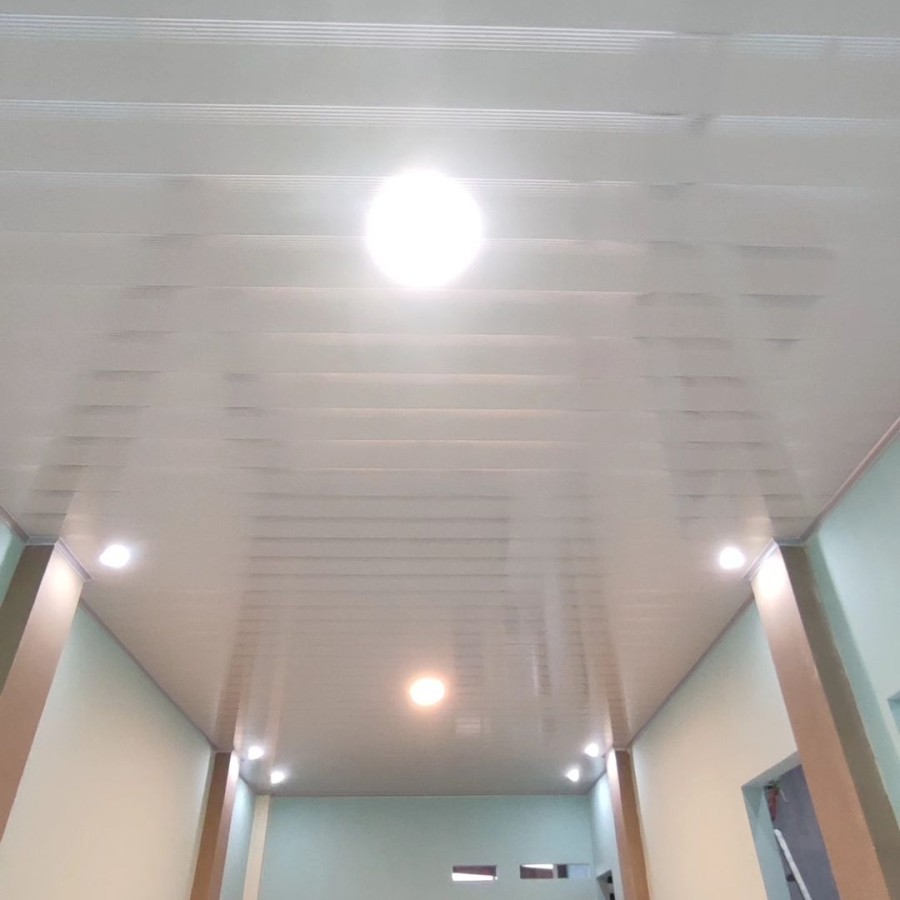 Jual plafon pvc putih adaron | Shopee Indonesia