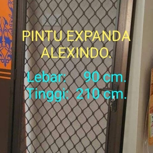 Jual PINTU EXPANDA + KAWAT NYAMUK ALUMUNIUM MAGNATE + KUSEN KELILING ...