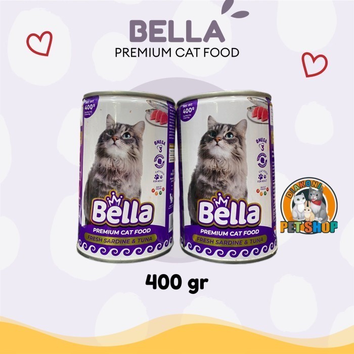 Jual BELLA CAT Kaleng 1dus 12klg Makanan Basah kucing Mirip life cat ...