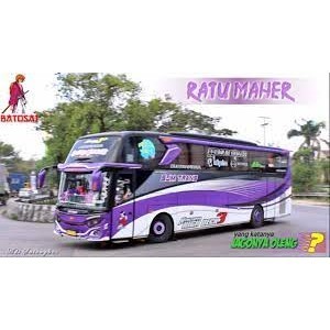 Jual Miniatur Bis SJM Trans RATU MAHER bisa oleng & belok full lampu ...