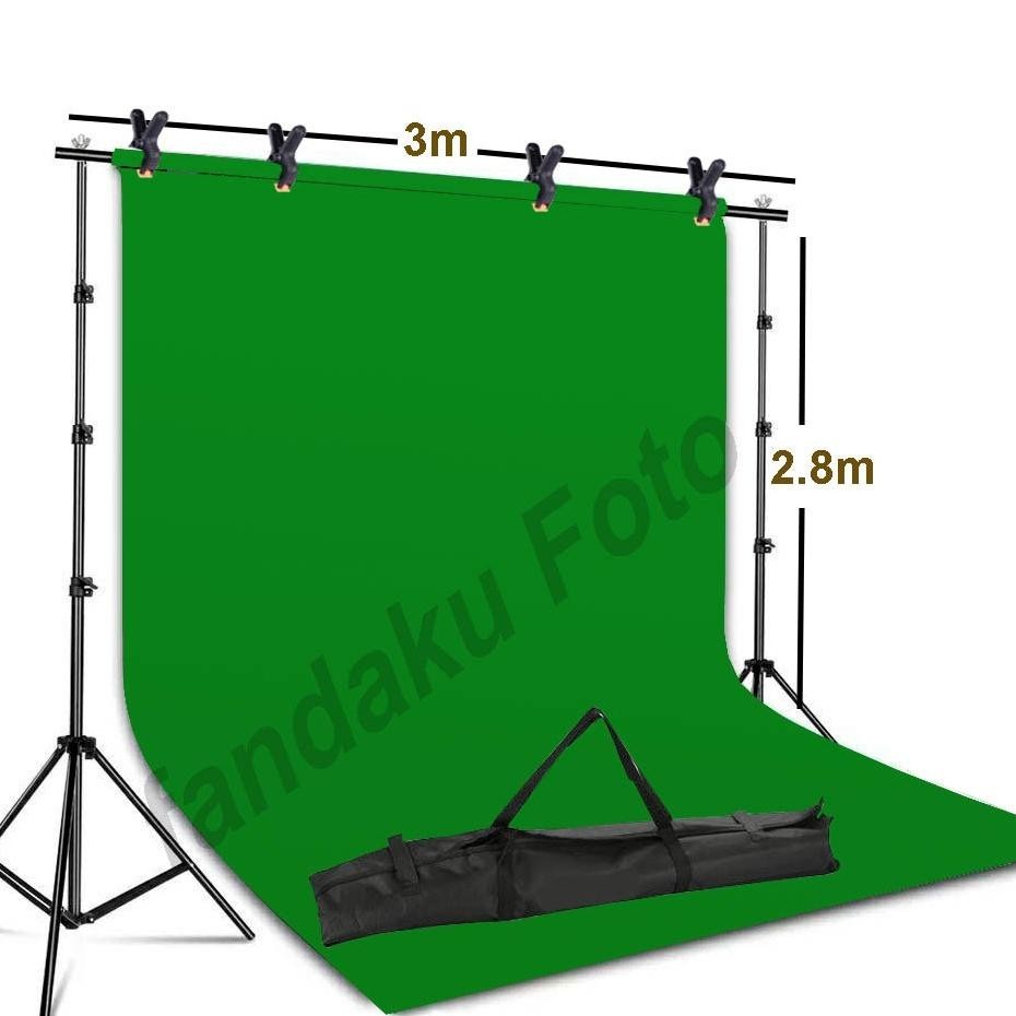 Jual Tiang Background backdrop studio untuk foto dekorasi lebar 3M ...