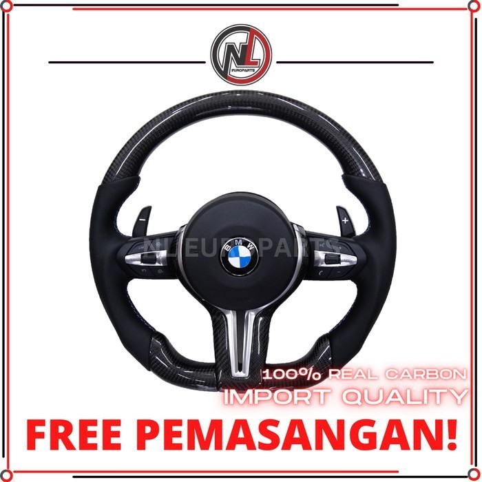 Jual SETIR BMW STEERING WHEEL STIR M SPORT E90 F10 F30 F32 F35 CARBON ...