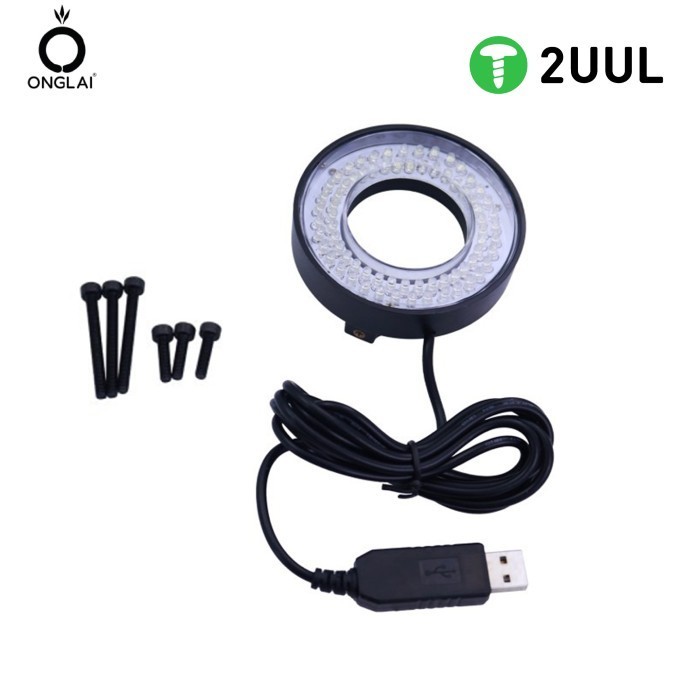 Jual Lampu Microscope 2Uul Black Adjustable Led Microscope Lamp ...