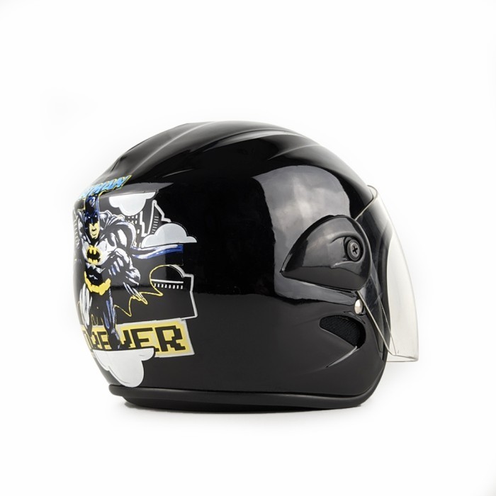 Jual Helm Motor Anak Anak Kecil Helmet Kids Kop Motif Kartun Mla Hitam ...