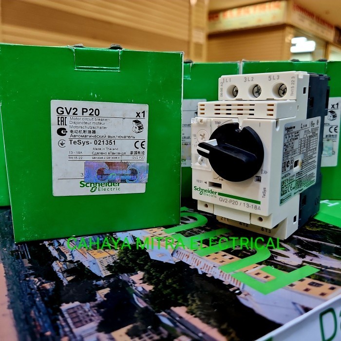 Jual Jual!! Motor circuit breaker GV2 P20 - GV2P20 Schneider Original ...