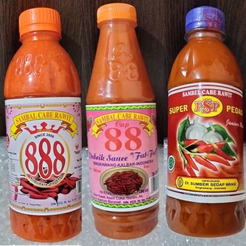 Jual Sambal Cabe Rawit 888 Khas Singkawang / Sambel Cabe Rawit Super ...