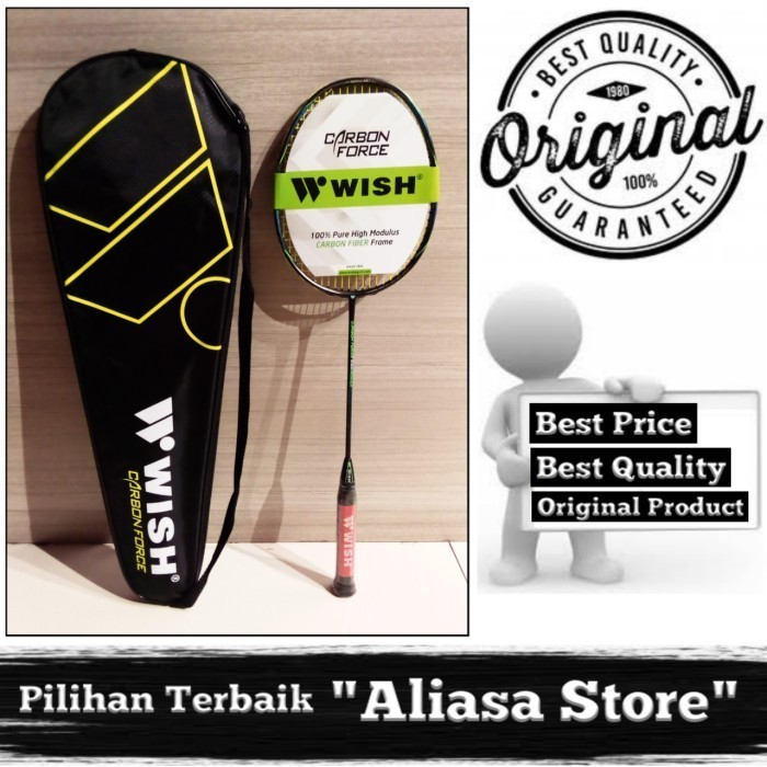 Jual ORIGINAL WISH RAKET BADMINTON N 800 POWER NUS TAS | Shopee Indonesia