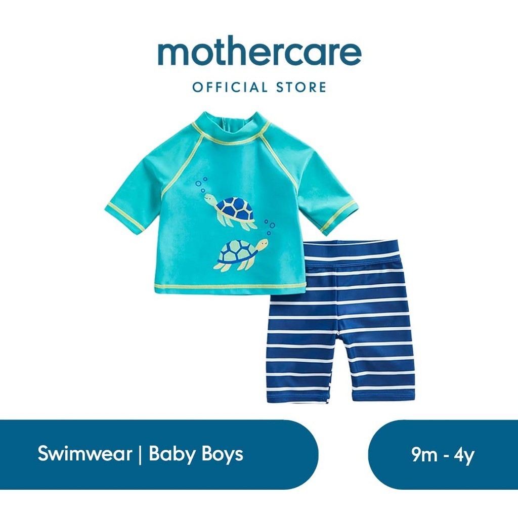Jual Mothercare Turtle Sunsafe Rash Vest and Shorts UPF50+ - Baju ...