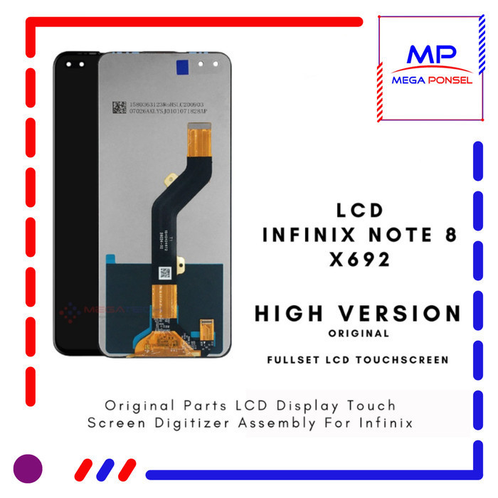 Jual Lcd Infinix Note 8 X692 Fullset Touchscreen | Shopee Indonesia