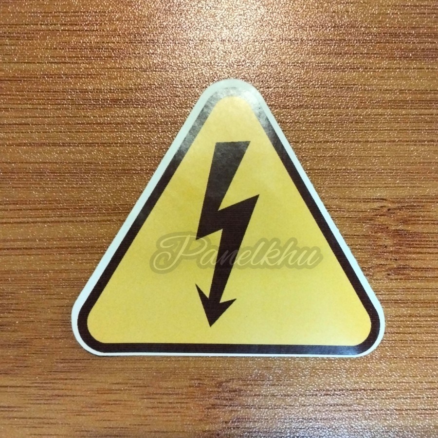 Jual Stiker Label Petir Tegangan Tinggi Box Panel Listrik | Shopee ...