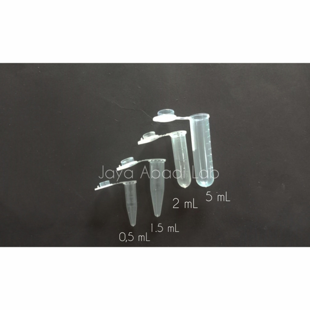 Jual PCR tube plastik tabung 5 ml 5cc 5ml 5 cc sentrifus centrifuge ...