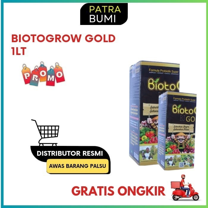 Jual Biotogrow Gold 1Lt Biotogrow Pupuk Probiotik Organik Multiguna ...