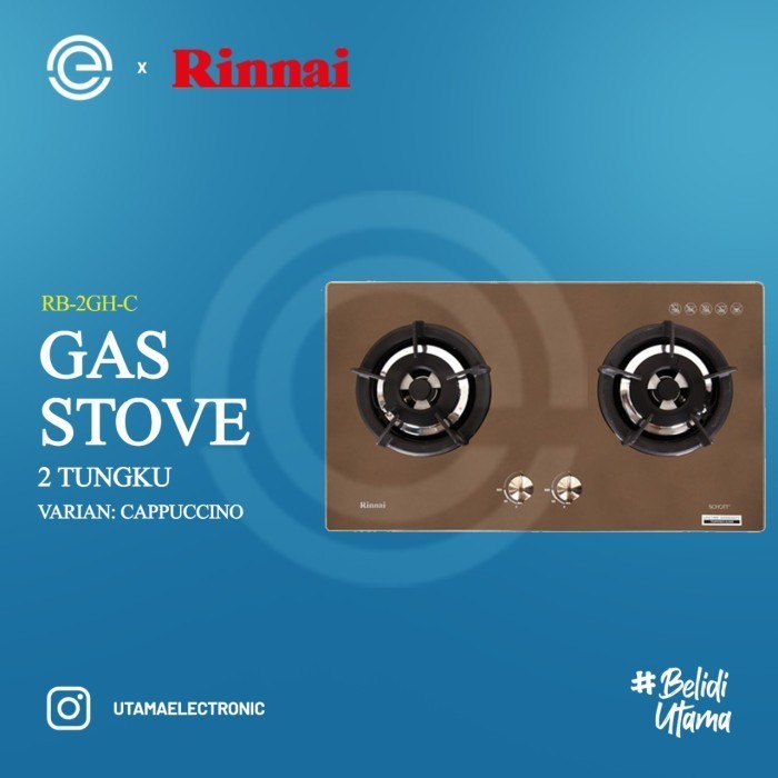 Jual Rinnai Kompor Kaca Tanam 2 Tungku Rb-2Gh-C | Shopee Indonesia