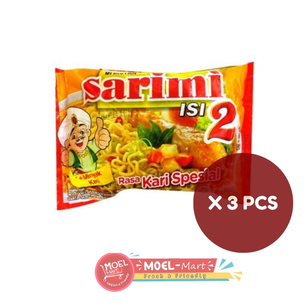 Jual SARIMI Isi 2 Rasa Kari Special 3pcs x 115gr | Shopee Indonesia