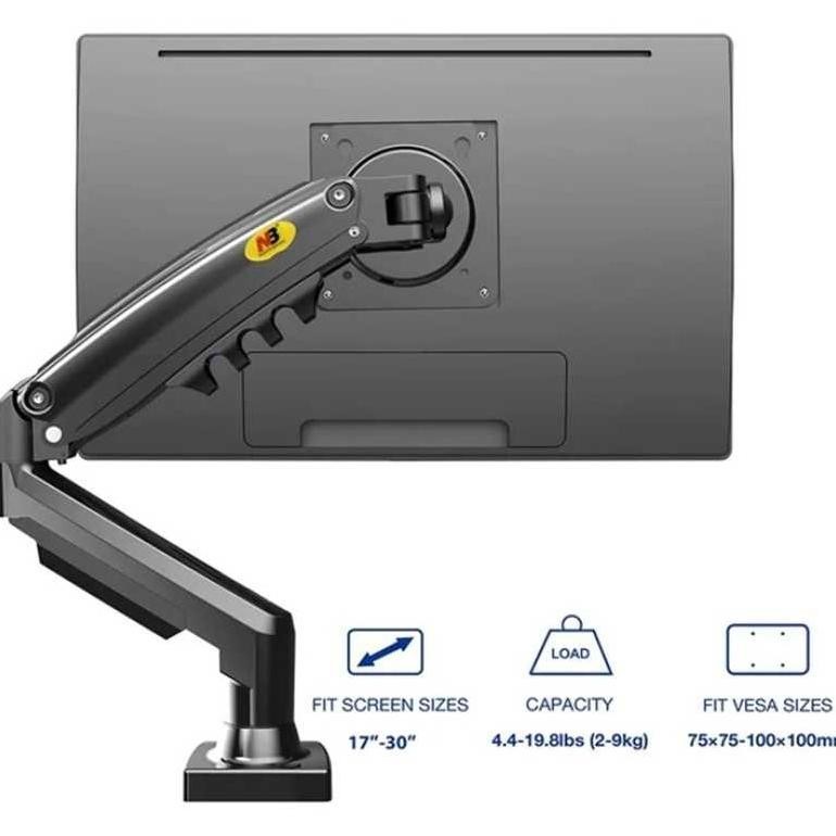 Jual NORTH BAYOU UNIVERSAL MONITOR ARM BRACKET 2-9KG 17-30 INCH - NB ...