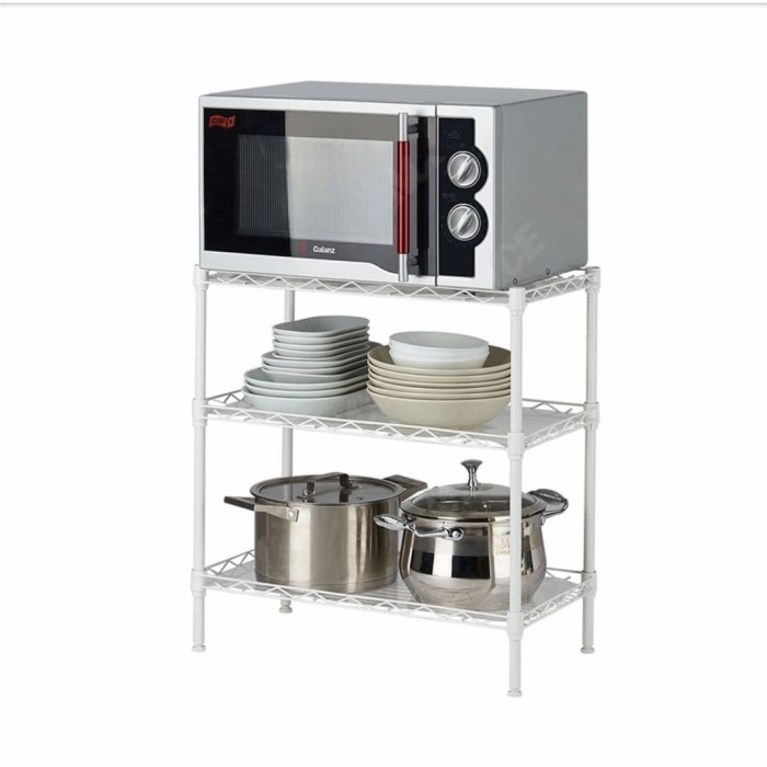 Jual Krisbow Rack Besi 3 Tingkat - Putih - Original Ace Hardware ...