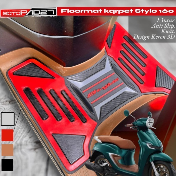 Jual karpet motor STYLO 160 rubber step floor MP27 | Shopee Indonesia