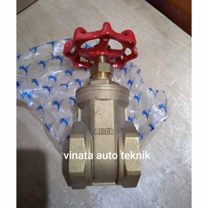 Jual Gate valve kuningan 1.1/2 inch RISER | Shopee Indonesia