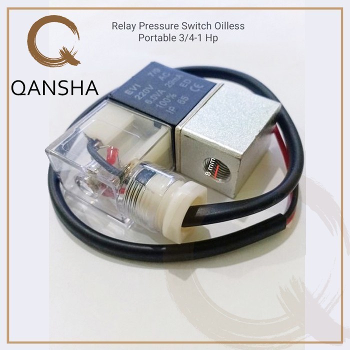 Jual Selenoid Valve Otomatis Kompresor Oilless Pressure Switch ...
