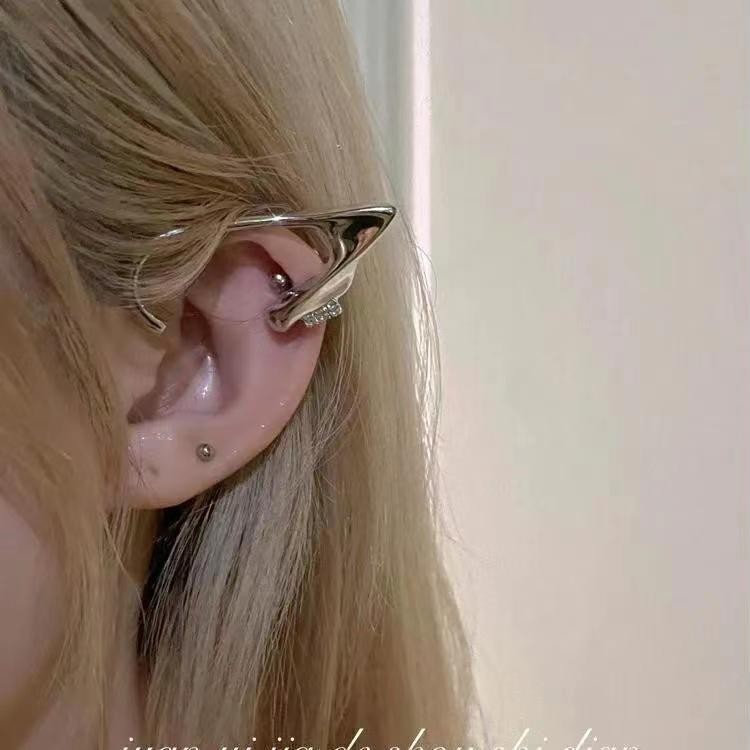 Jual Cartoon Elf Ear Clip Mermaid Ear Tip Ear Hanging Earrings for ...