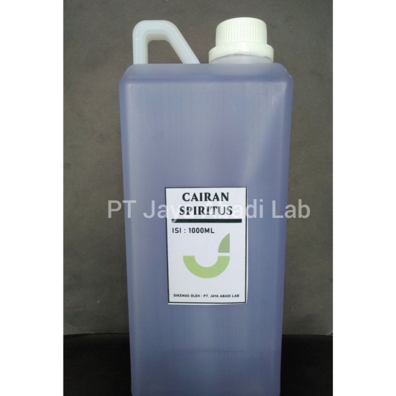 Jual Cairan spirtus spiritus botol 1000 ml 1 liter 1L biru ungu bunsen ...