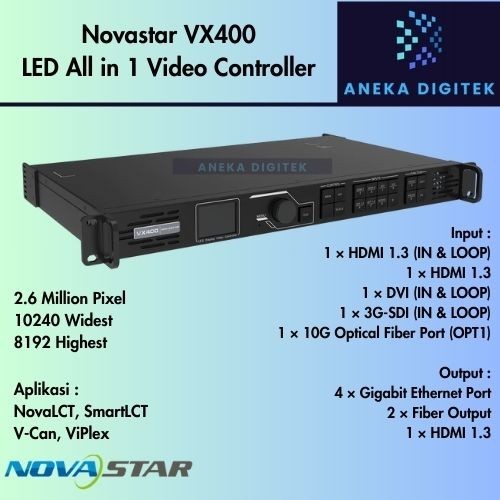 Jual Novastar VX400 LED Video Processor Videotron Controller Sending ...