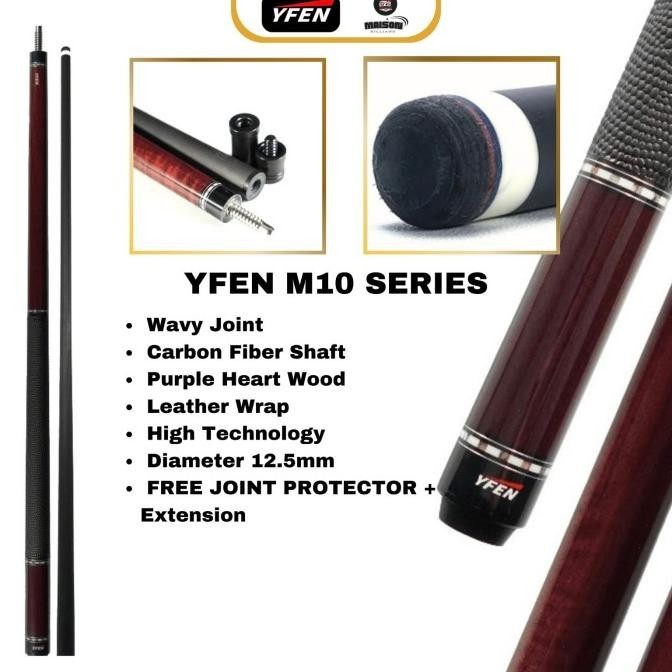 Jual Stick Billiard Yfen M10 - Yfen M10 Carbon Shaft | Shopee Indonesia