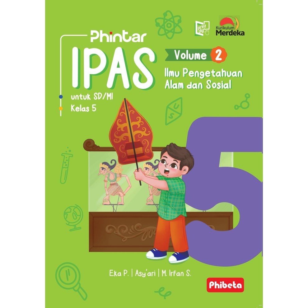Jual BUKU PHINTAR IPAS VOLUME 2 SD/MI KELAS 5 KURIKULUM MERDEKA (BARU DAN ORIGINAL) | Shopee ...