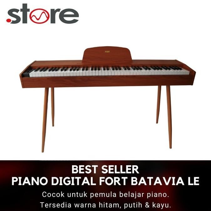 Jual Piano Digital Pemula Fort Batavia Le Hitam, Putih, Coklat Plus A ...