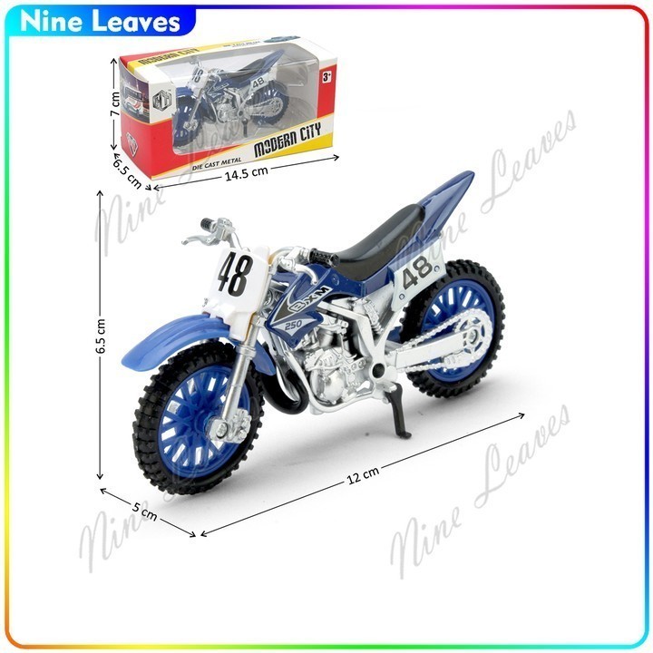 Jual DIECAST Sepeda Motor Trail Modern City Mainan Metal Koleksi ...