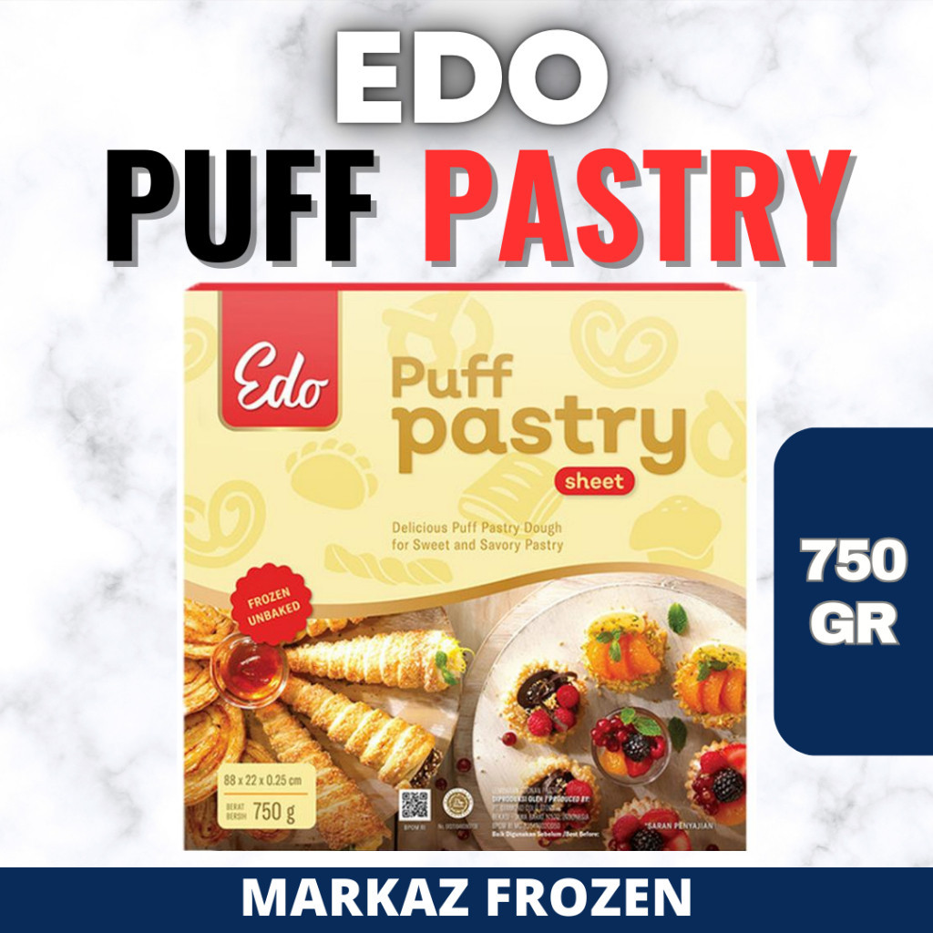 Jual EDO PUFF PASTRY 750GR (12/Q) | Shopee Indonesia