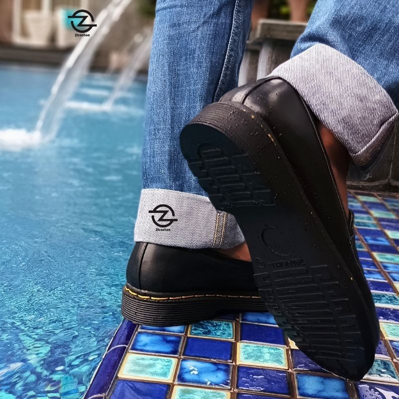 Jual [LOOK STYLISH] Zicoshoe Sepatu Pria Wanita Black Loufer Classic ...