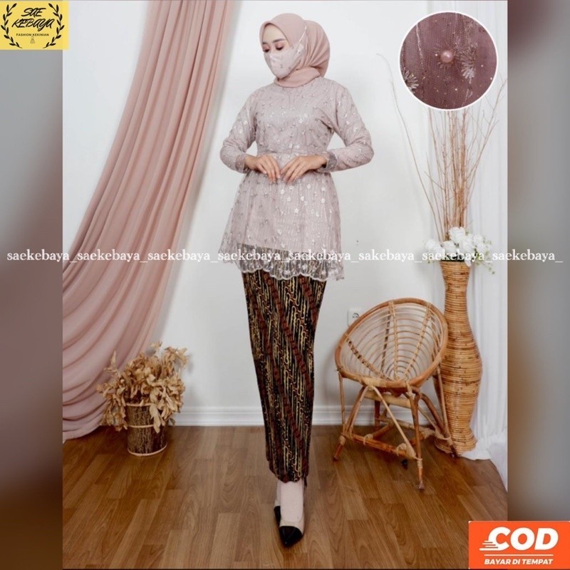 Jual Setelan Kebaya Lamaran Set Kbaya Nikahan Stlan Baju Kebayak Wanita ...