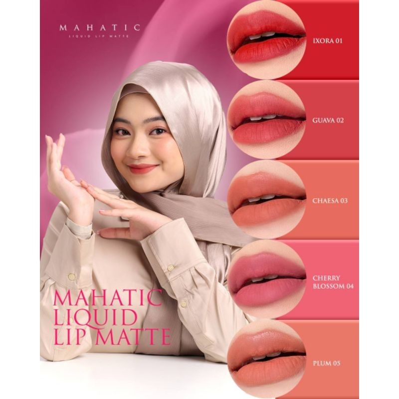 Jual Mahatic Lipmatte by Oki Setiana Dewi 2pcs Shade Cherry Blossom ...