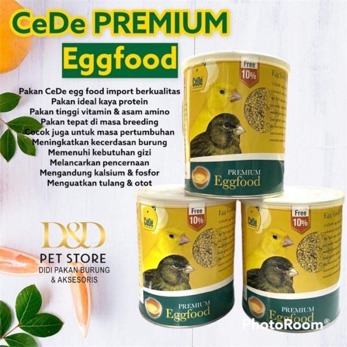Jual Terlaris!! Cede Premium Egg Food Kenari. Pakan Tbahan Burung ...