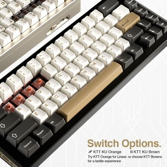 Jual Noir Spade65 65% Spade 65 Aluminum Wireless Mechanical Keyboard ...