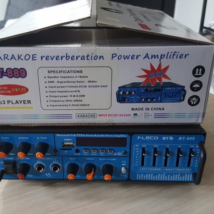 Jual Amplifier Fleco Bt 889 | Shopee Indonesia