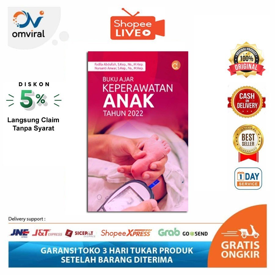 Jual Buku Ajar Keperawatan Anak Tahun 2022 - FC (Penulis Fadila Abdullah, ISBN : 978-623-02-6052 ...