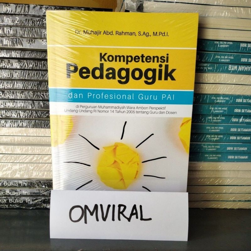 Jual Buku Kompetensi Pedagogik Dan Profesional Guru PAI Di Perguruan ...