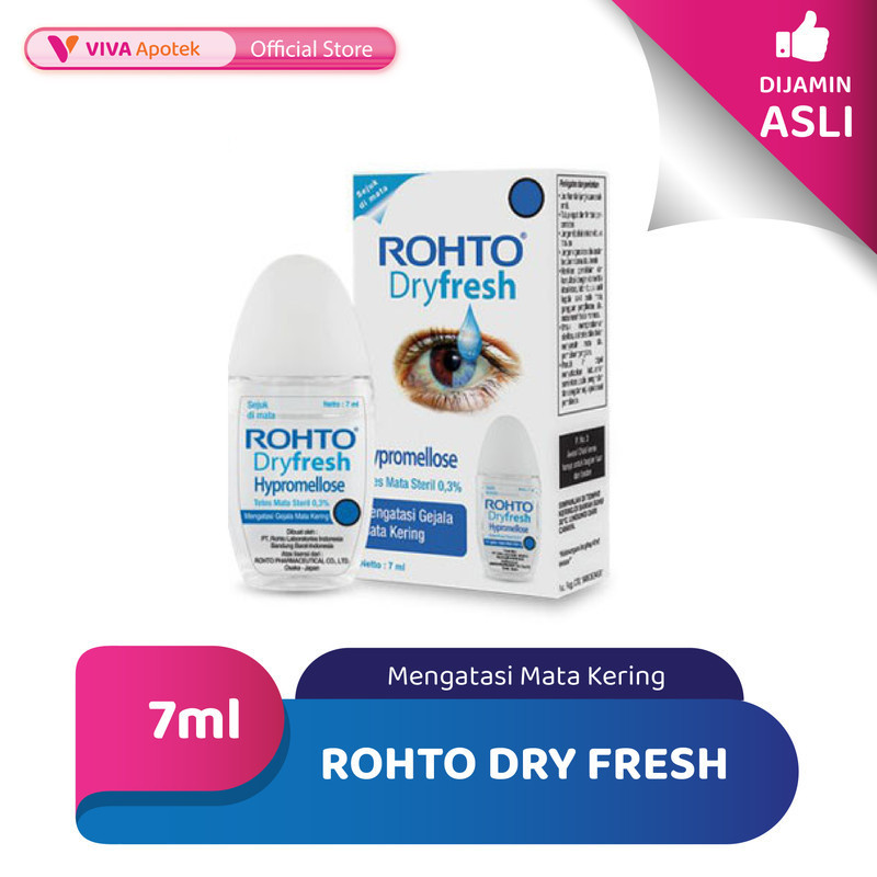 Jual Rohto Dry Fresh untuk Mengatasi Mata Kering (7 ml) | Shopee Indonesia